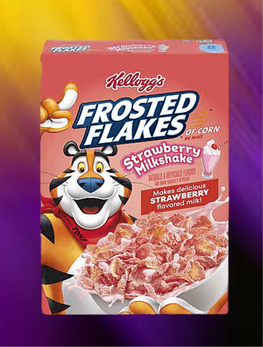 Frosted Flakes Strawberry Milkshake – RareMunchiez