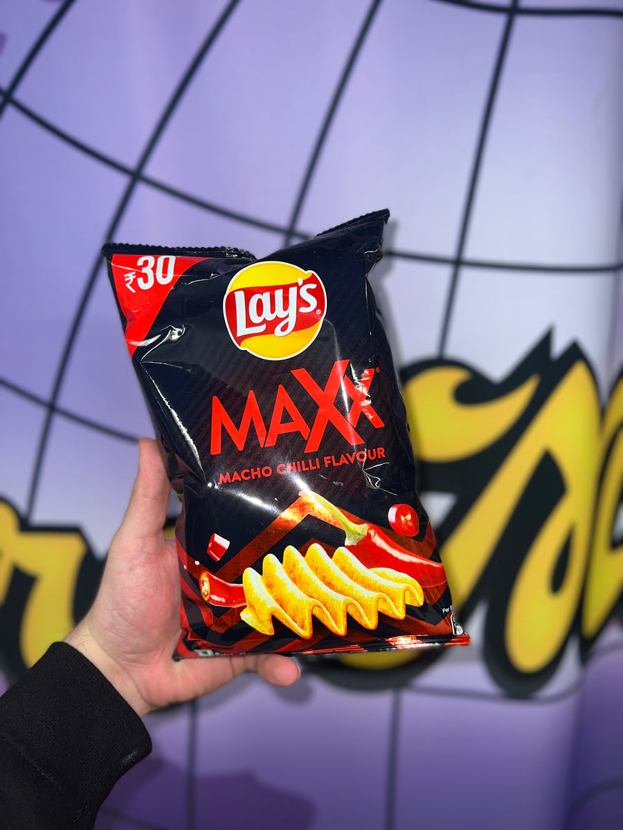 Lays maxx macho chilli flavor – RareMunchiez
