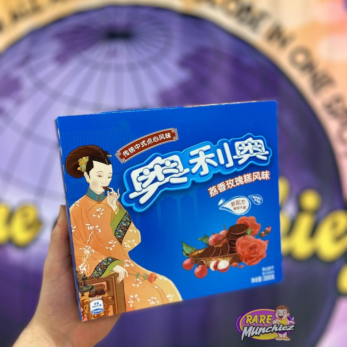 Oreo lychee rose cake large box – RareMunchiez